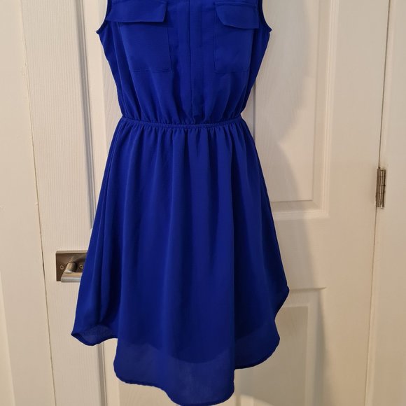 Monteau Dresses Royal Blue Dress Size M Poshmark